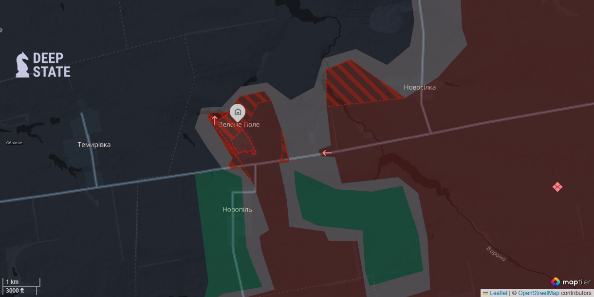 Росіяни просунулись біля трьох сіл на Сумщині. Оновлена мапа DeepState